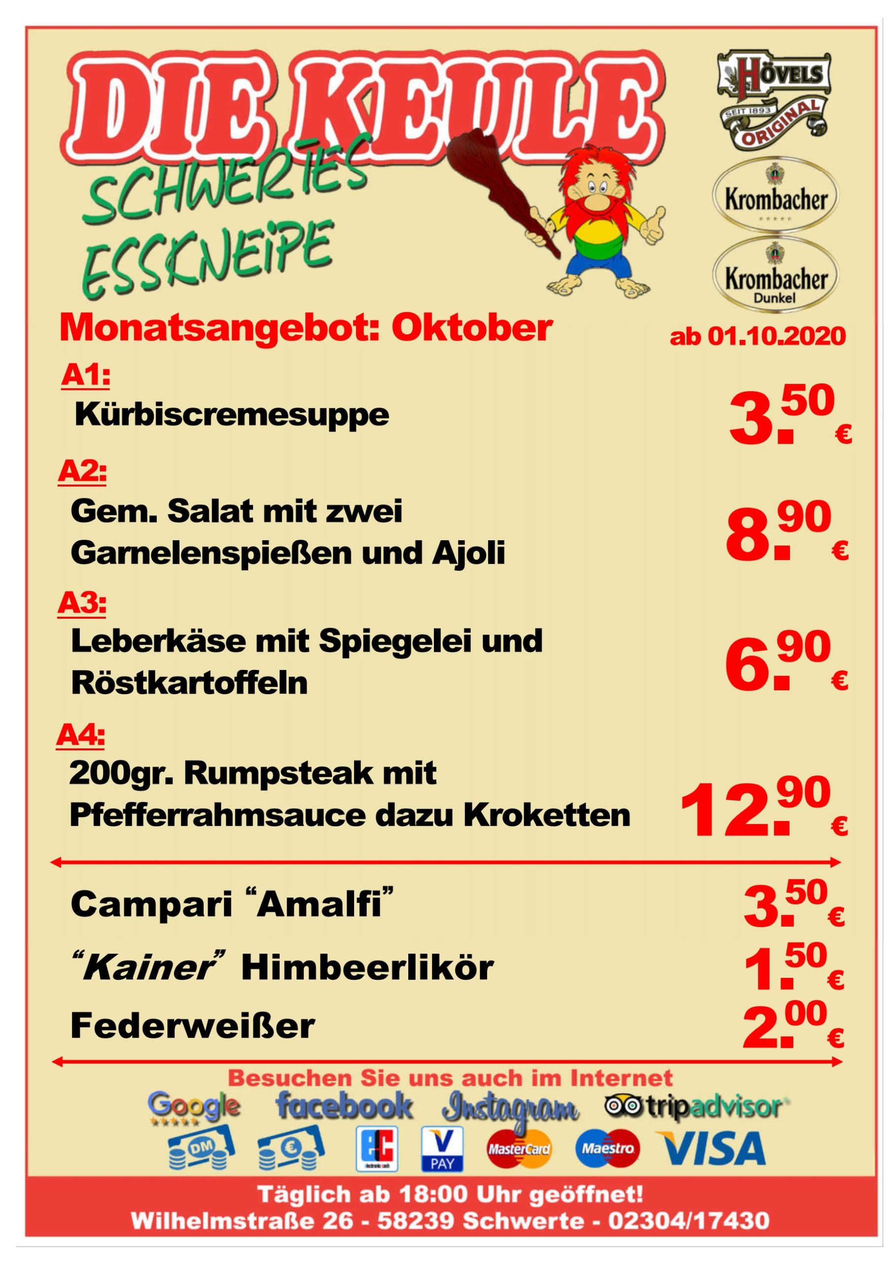 ESSKNEIPE ⋆ Die Keule - Schwertes Esskneipe